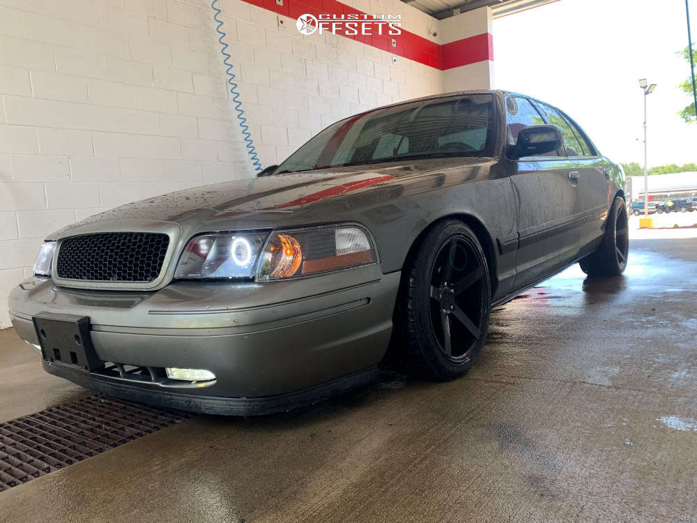1998 Ford Crown Victoria with 18x9 24 SVE Nvx and 245/40R18 Nitto ...
