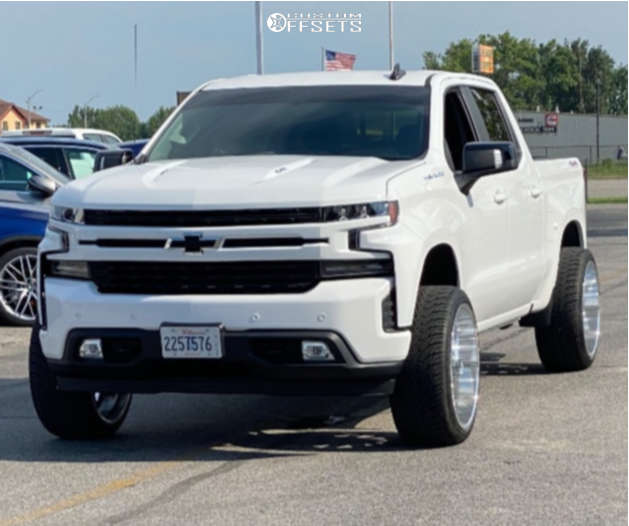 2020 Chevrolet Silverado 1500 with 24x12 -40 American Force Aka Ss and ...