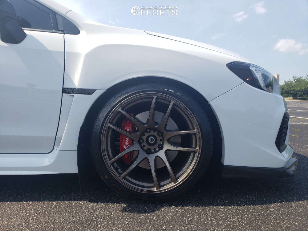 2020 Subaru WRX with 18x10.5 22 ESR Sr08 and 255/35R18 Falken Fk510 and ...