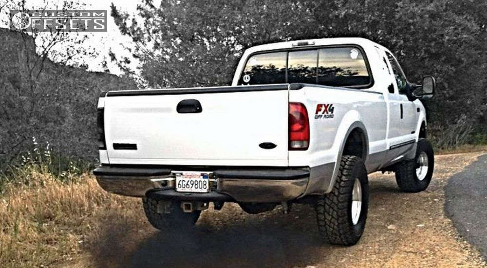 2000 Ford F-350 Super Duty with 16x10 -24 Weld Racing Typhoon and 305 ...