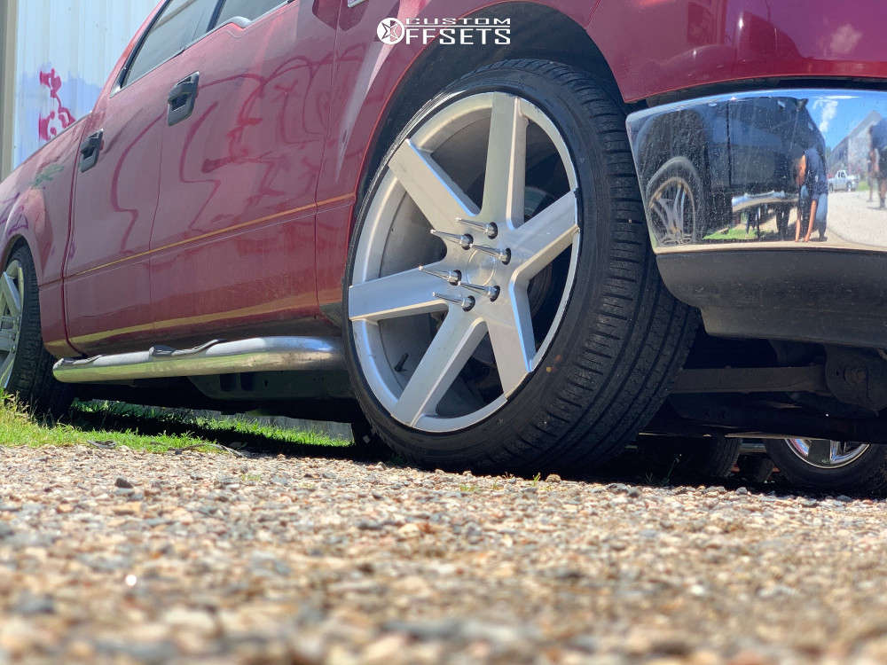 2008 Ford F-150 with 22x9 0 Strada Coda and 265/35R22 Nitto Nt420v and ...