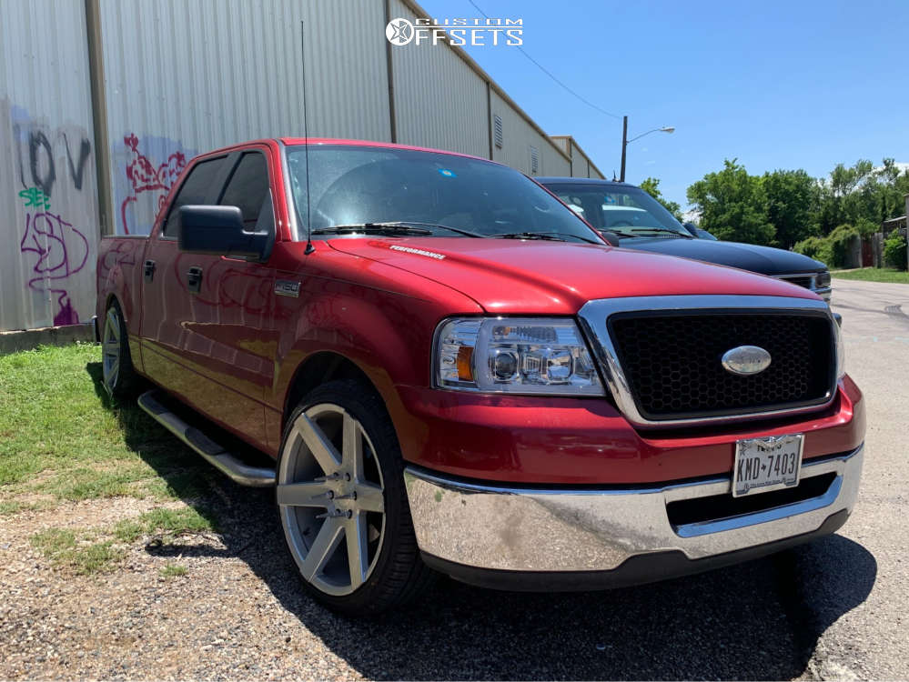 2008 Ford F-150 with 22x9 0 Strada Coda and 265/35R22 Nitto Nt420v and ...