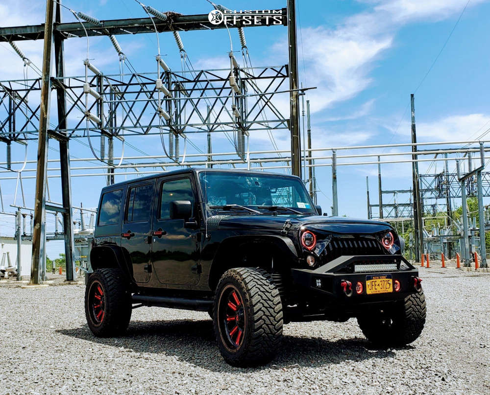 2015 Jeep Wrangler JK with 20x9 18 Fuel Hardline and 33/12.5R20 Atturo ...