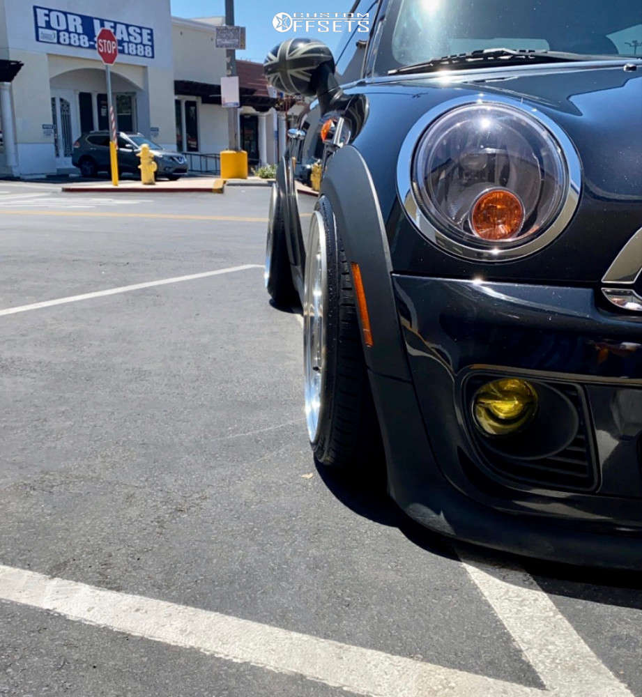 2011 Mini Cooper with 17x9 25 VIP Modular Vx110 and 205/40R17 Lexani Lx ...