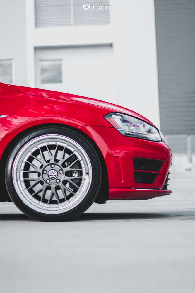 2016 Volkswagen Golf R with 19x9.5 35 BBS Lm and 235/35R19 Nankang NS ...