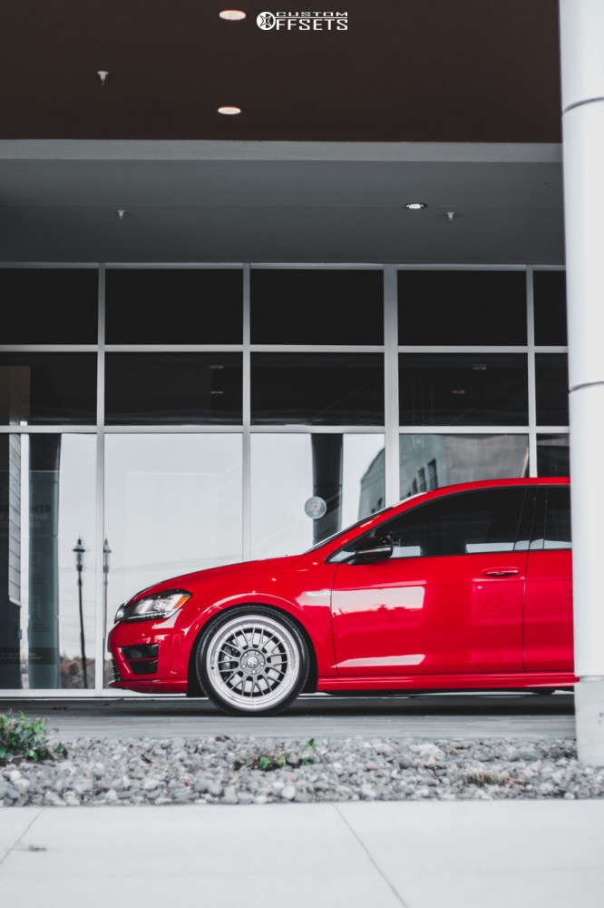 2016 Volkswagen Golf R with 19x9.5 35 BBS Lm and 235/35R19 Nankang NS ...