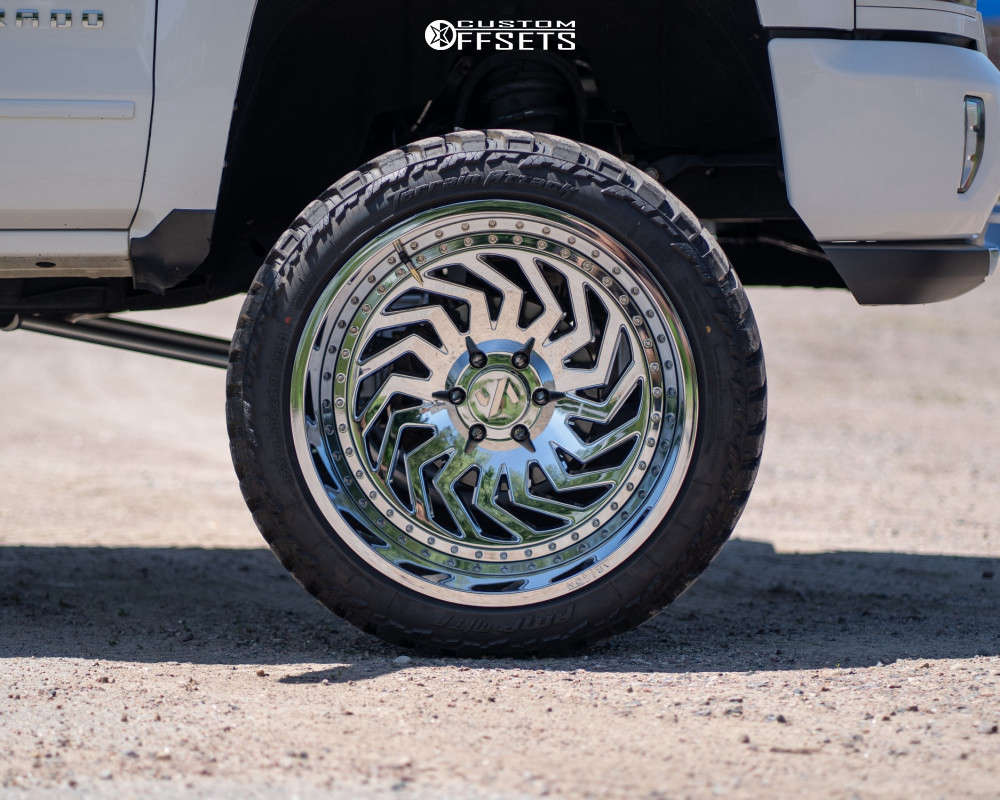 2017 Chevrolet Silverado 1500 with 24x14 -81 ARKON OFF-ROAD Crown ...