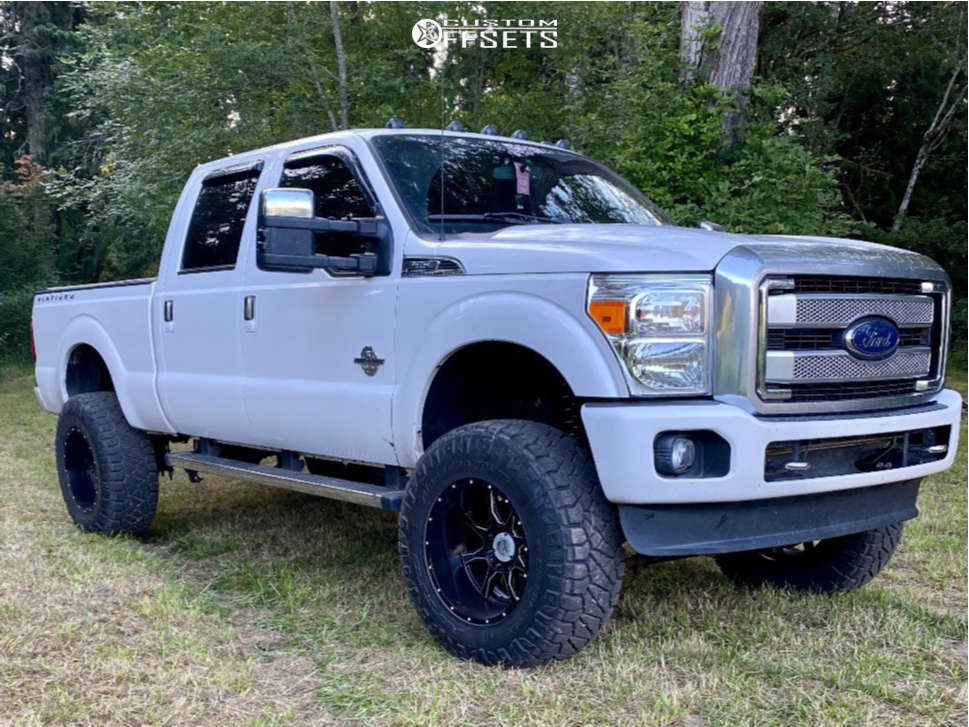 2015 Ford F-250 Super Duty with 20x12 -44 Moto Metal Mo970 and 38/13 ...