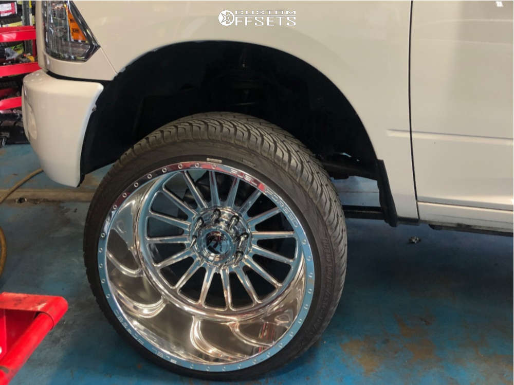 2012 Ram 2500 with 26x14 -76 Fuel Forged Ff75 and 305/35R26 Federal ...