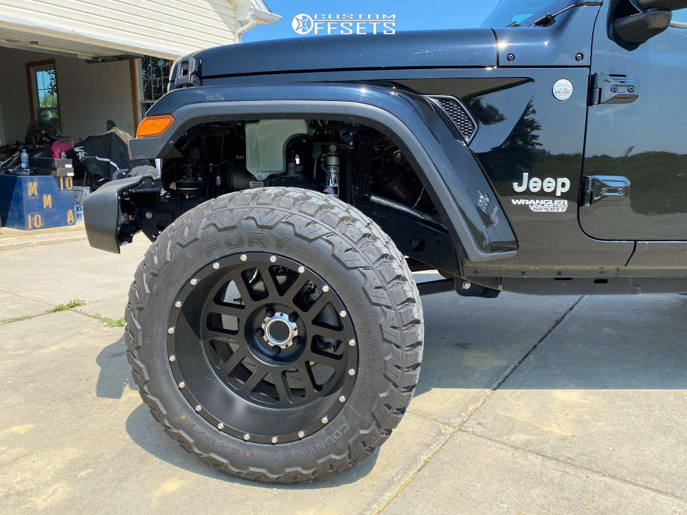 2018 Jeep Wrangler with 20x12 -52 Method Mr606 and 35/13.5R20 Fury ...