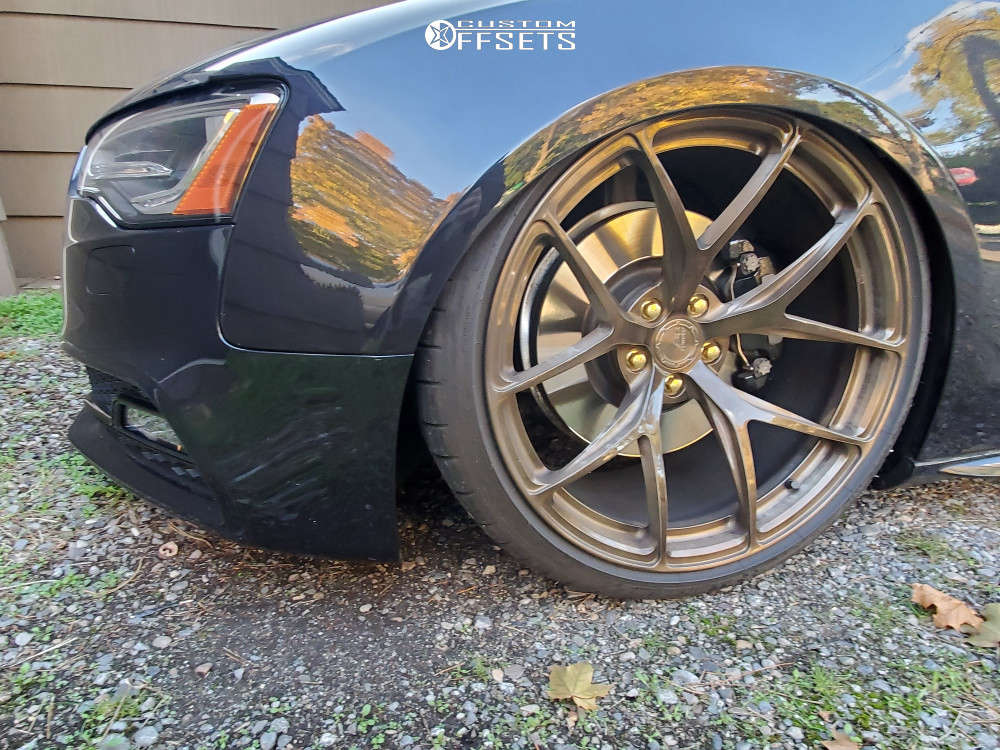 2016 Audi S5 with 20x10.5 30 BC Forged RZ21 and 285/30R20 Michelin ...