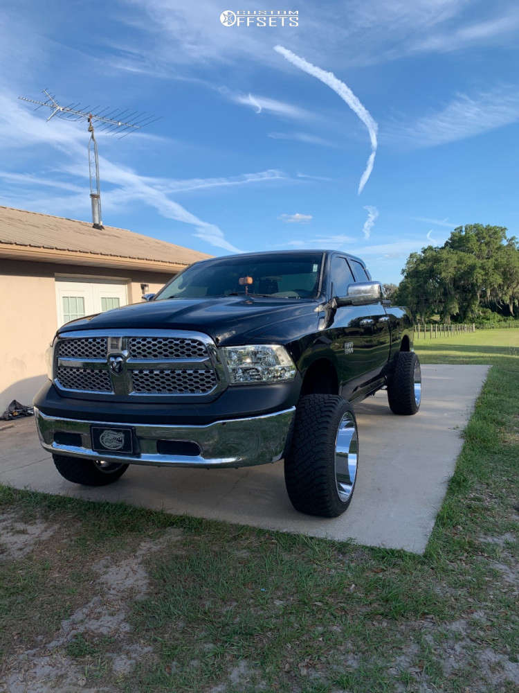 2013 Ram 1500 with 22x12 -51 Vision Spyder and 305/45R22 Atturo Trail ...