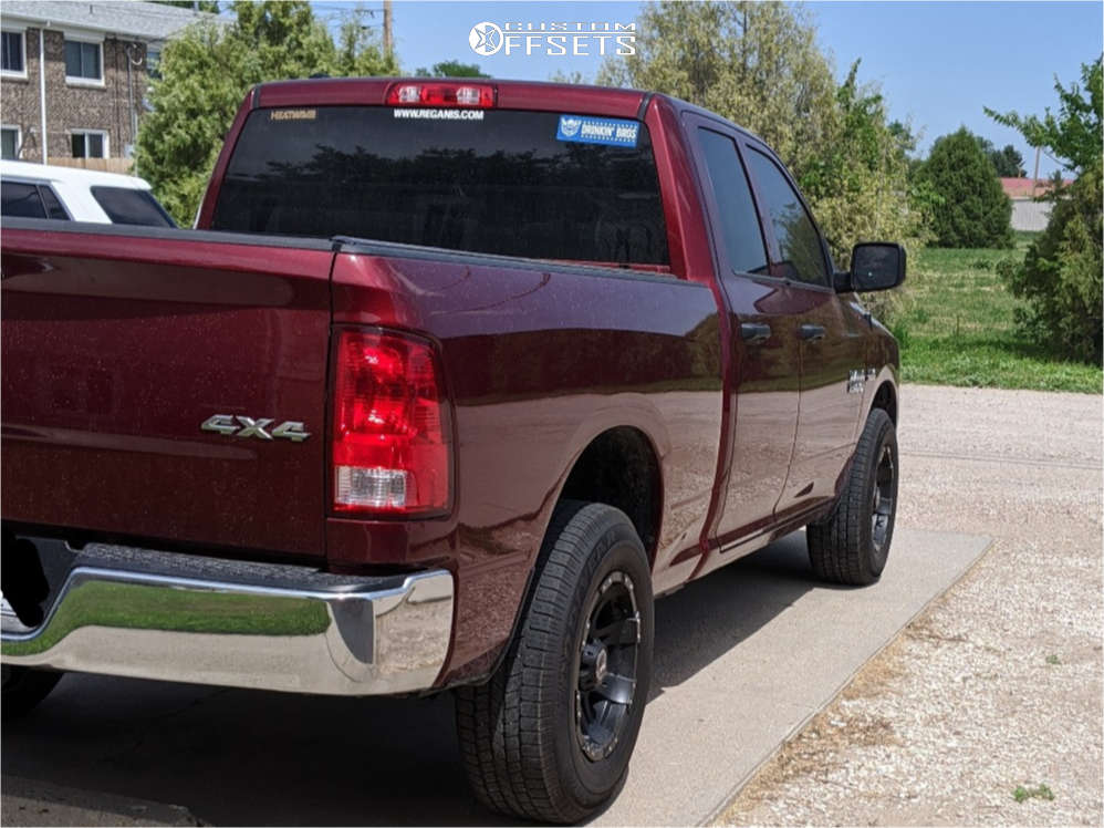 2018 Ram 1500 with 17x9 0 Raceline Raptor and 265/70R17 Goodyear ...