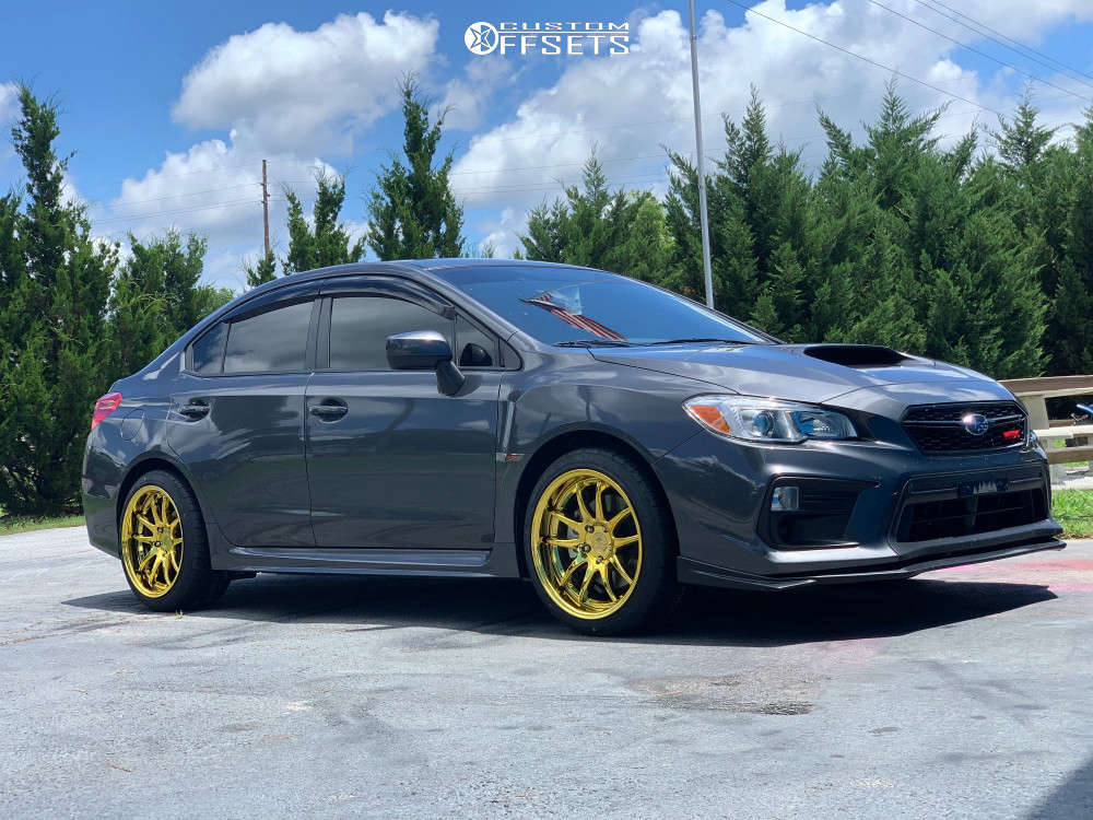 2020 Subaru WRX with 18x9.5 32 Aodhan DS02 and 235/40R18 Federal SS595 ...