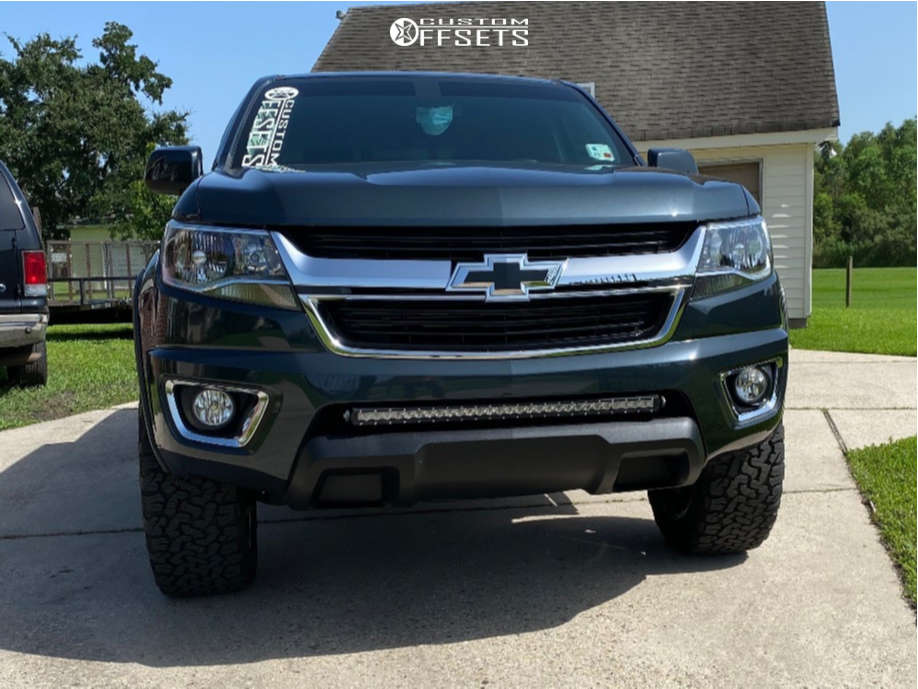 2017 Chevrolet Colorado with 20x9 0 Hardrock Crusher and 275/55R20 ...