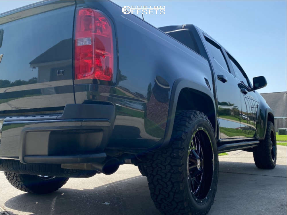 2017 Chevrolet Colorado with 20x9 0 Hardrock Crusher and 275/55R20 ...