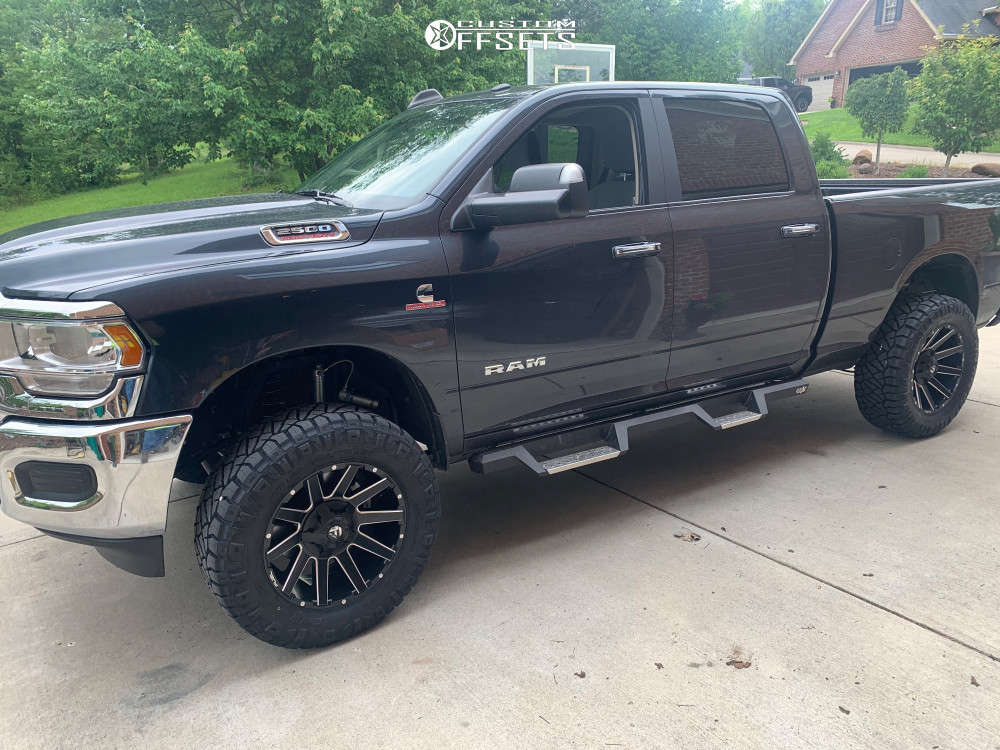 2019 Ram 2500 with 20x9 1 Fuel Contra and 35/12.5R20 Nitto Ridge ...