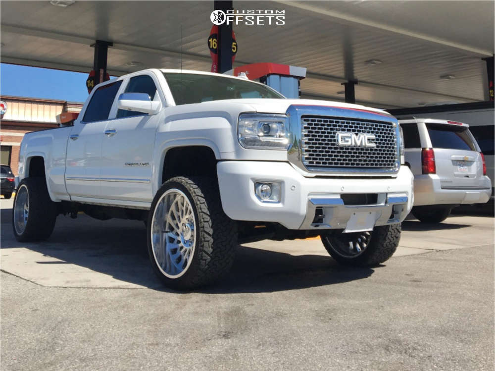 2015 GMC Sierra 2500 HD with 24x12 -51 Cali Offroad Switchback and 33/ ...