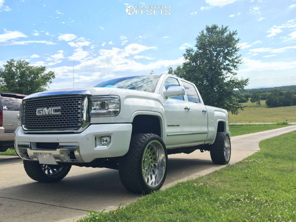 2015 GMC Sierra 2500 HD with 24x12 -51 Cali Offroad Switchback and 33/ ...