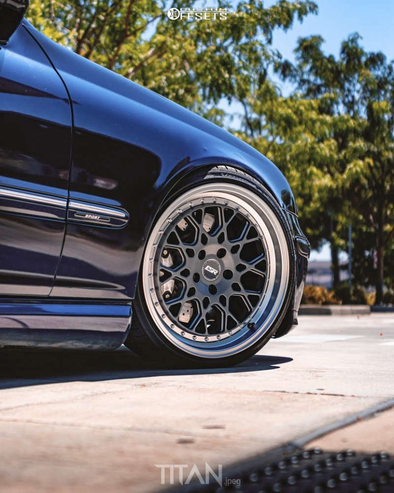 2007 Mercedes-Benz C230 with 18x8.5 30 ESR Cs3 and 215/35R18 Lexani ...