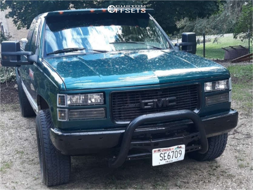 1995 GMC K1500 with 16x8 -12 Vision D Window and 32/12.5R16 Dayton ...