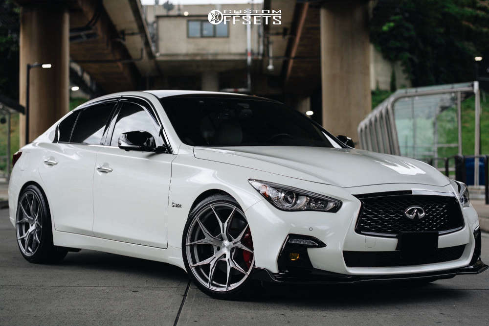2019 INFINITI Q50 with 20x10 22 Rohana Rfx5 and 255/35R20 Firestone Firehawk Indy 500 and Stock ...