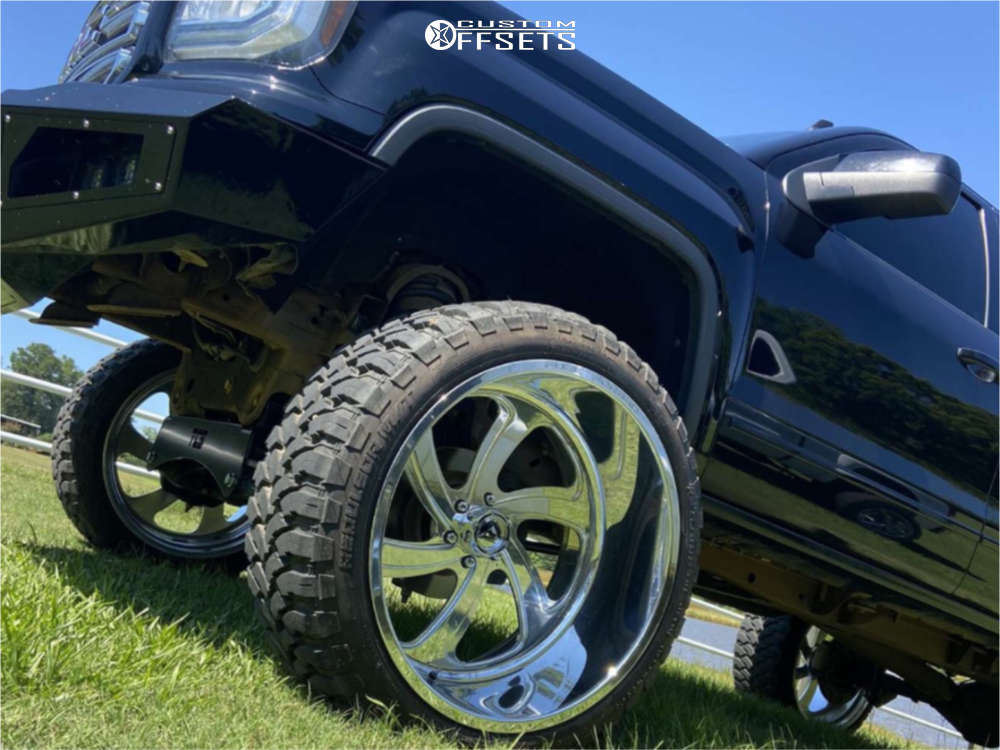 2016 GMC Sierra 1500 with 26x14 -76 Fuel Forged Ffc39 and 37/13.5R26 ...