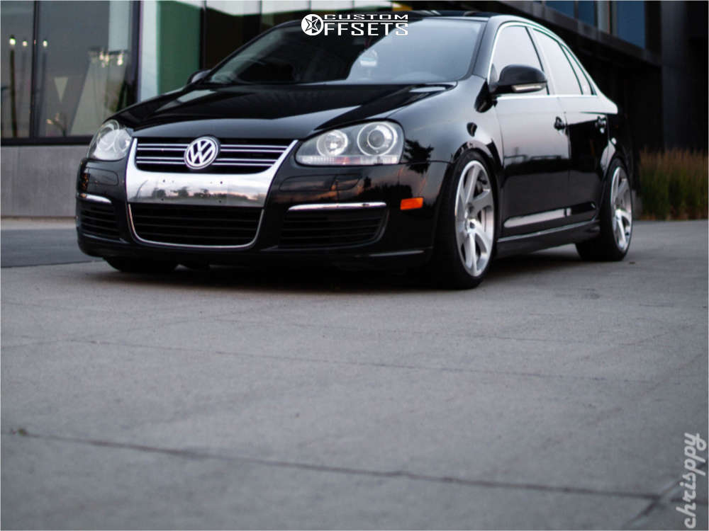 2006 Volkswagen Jetta with 18x8.5 42 3SDM 0.06 and 225 40R18 Firestone Firehawk As and Coilovers Custom Offsets