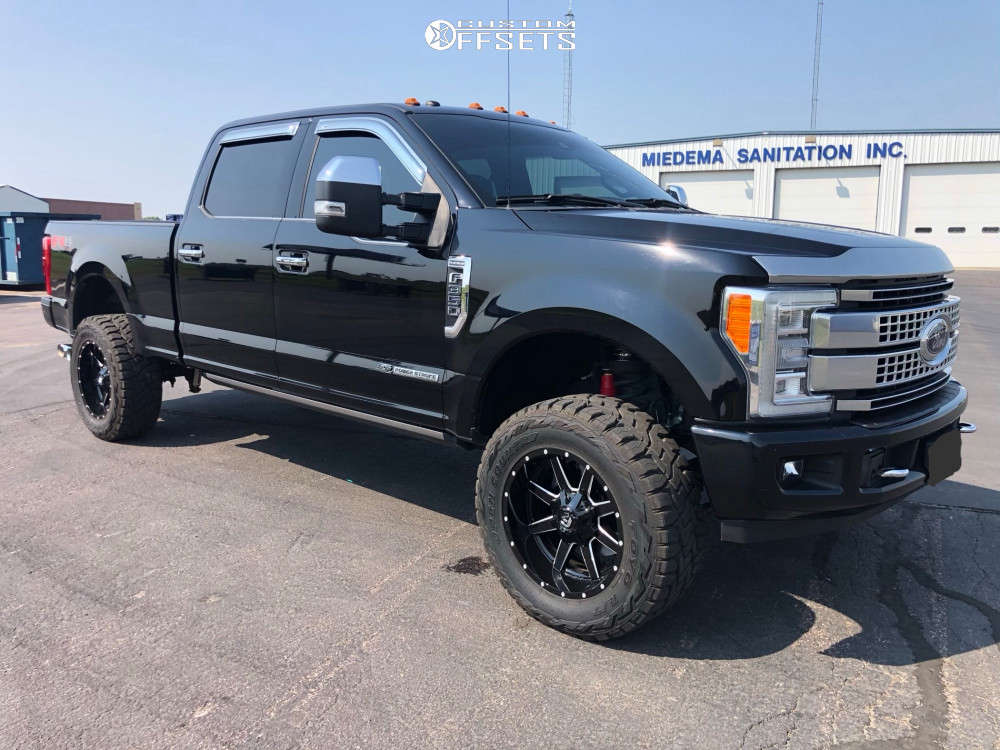 2017 Ford F-350 Super Duty with 20x10 -18 Fuel Maverick and 35/12.5R20 ...
