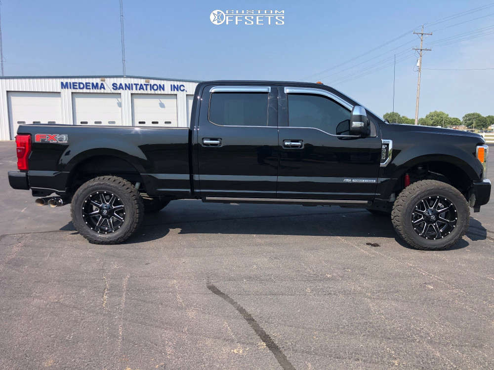 2017 Ford F-350 Super Duty with 20x10 -18 Fuel Maverick and 35/12.5R20 ...