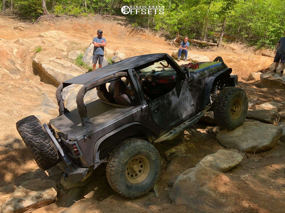 2014 Jeep Wrangler with 15x8 Pro Comp 51 and 35/12.5R15 Dick Cepek ...