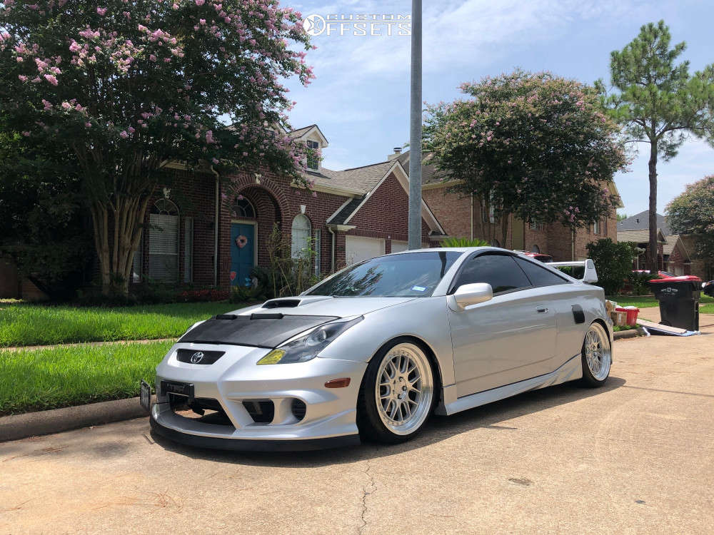 2001 Toyota Celica with 18x8.5 35 Aodhan DS06 and 205/40R18 Nitto Neo ...