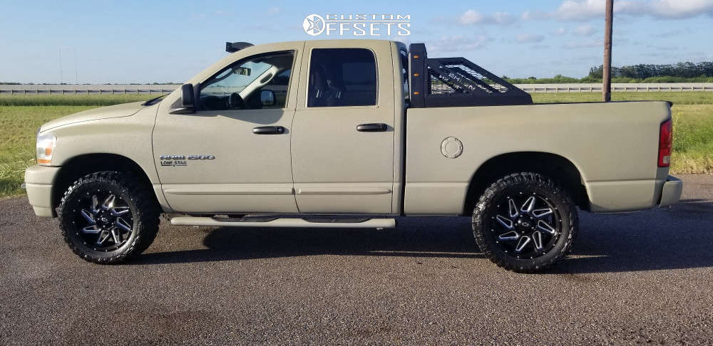 2006 Dodge Ram 1500 with 20x9 12 Vision Spyder and 33/12.5R20 Federal ...
