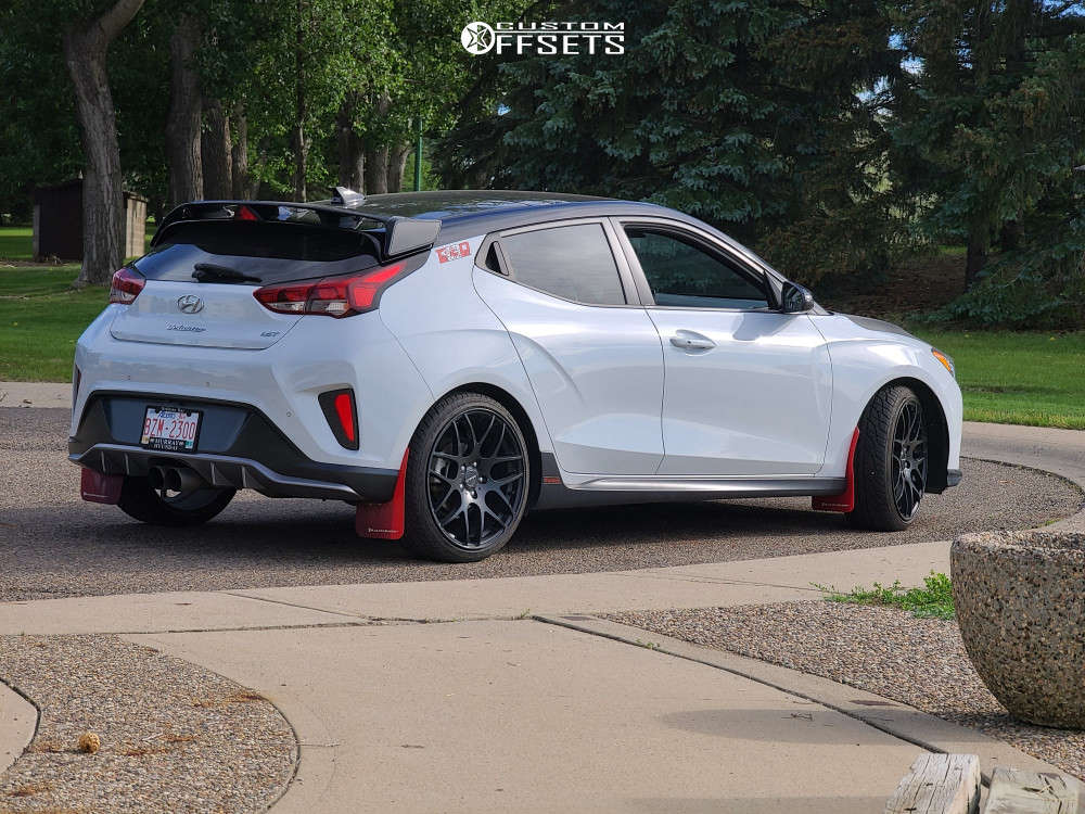 2019 Hyundai Veloster with 19x9 35 Braelin BR06 and 225/35R19 General G ...