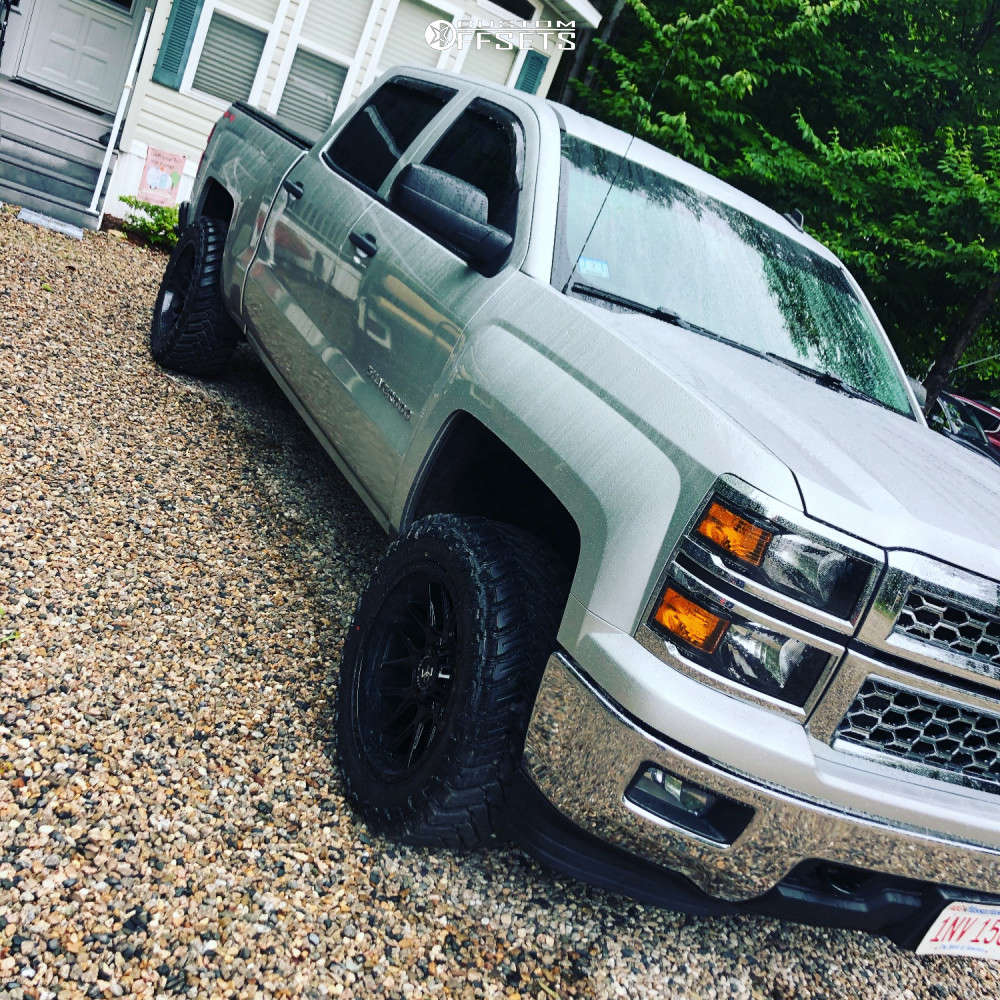 2014 Chevrolet Silverado 1500 with 20x10 -25 Motiv Offroad Magnus and ...