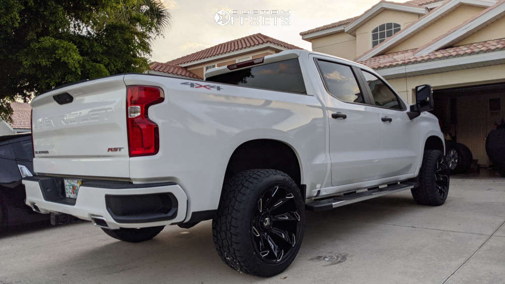 2020 Chevrolet Silverado 1500 with 22x12 -44 Gear Off-Road Slayer and ...