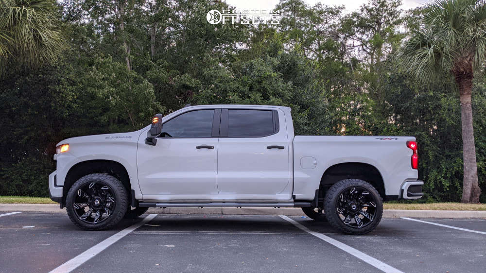 2020 Chevrolet Silverado 1500 with 22x12 -44 Gear Off-Road Slayer and ...