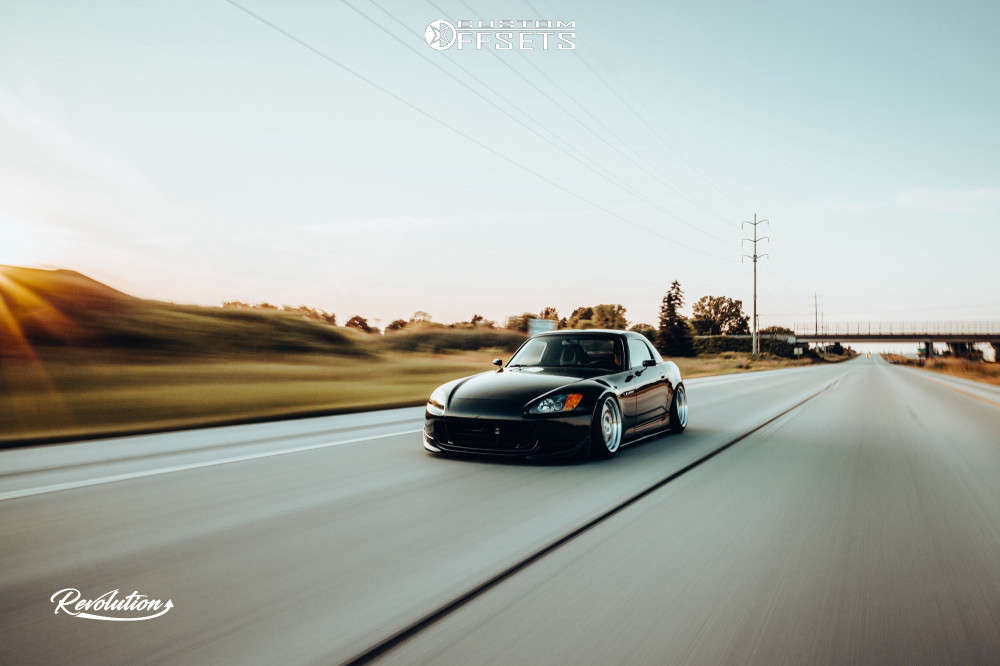 2001 Honda S2000 with 17x9 28 CCW Lm5t and 205/40R17 Federal SS595 and ...