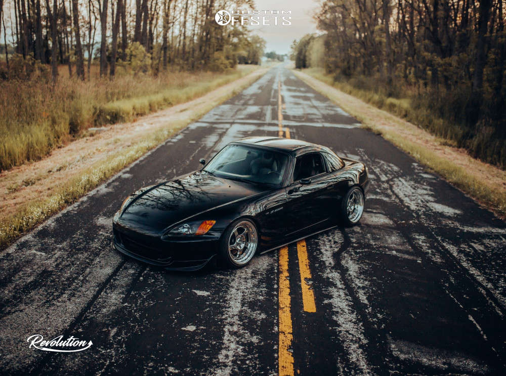 2001 Honda S2000 with 17x9 28 CCW Lm5t and 205/40R17 Federal SS595 and ...