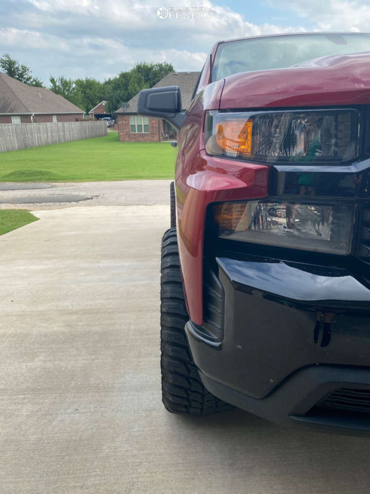 2019 Chevrolet Silverado 1500 with 22x10 -24 XF Offroad Xf-202 and 33/ ...