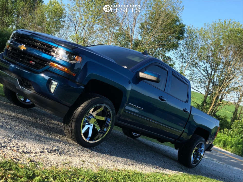 2018 Chevrolet Silverado 1500 with 22x12 -51 ARKON OFF-ROAD Lincoln and ...