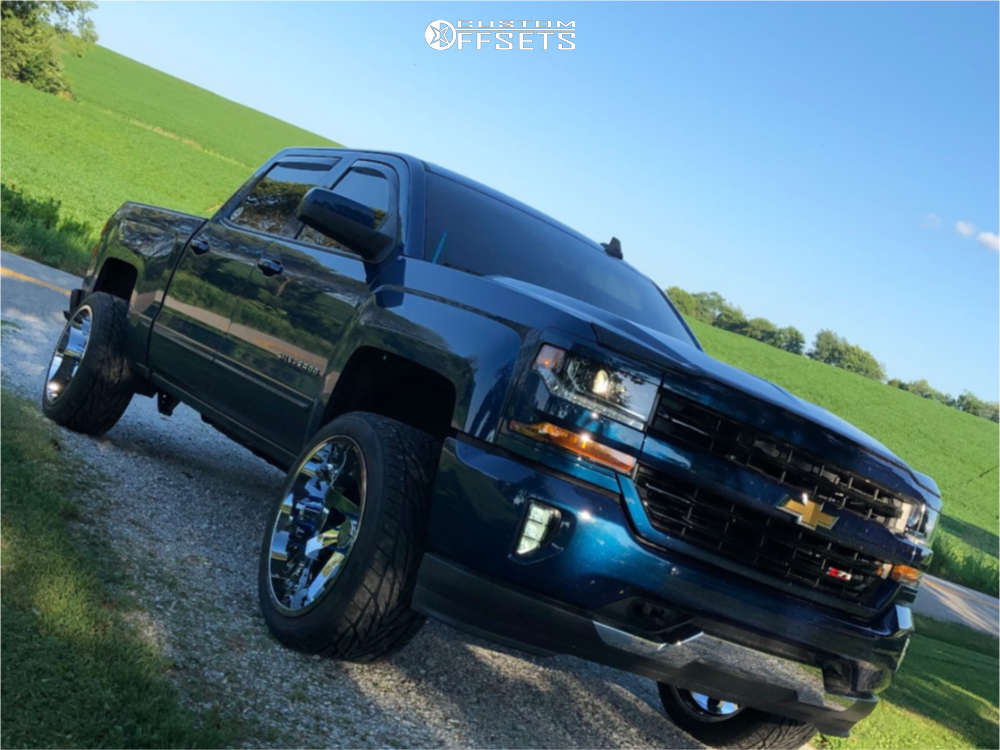 2018 Chevrolet Silverado 1500 with 22x12 -51 ARKON OFF-ROAD Lincoln and ...