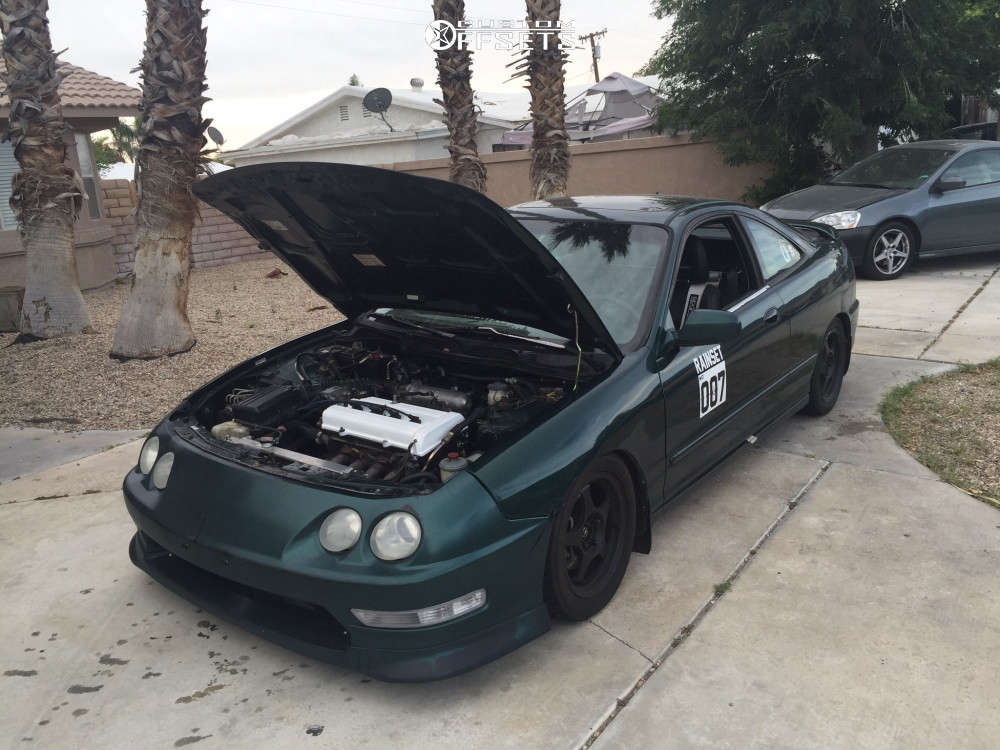 1999 Acura Integra with 15x6.5 45 Desmond Sw388 and 205/50R15 Federal ...