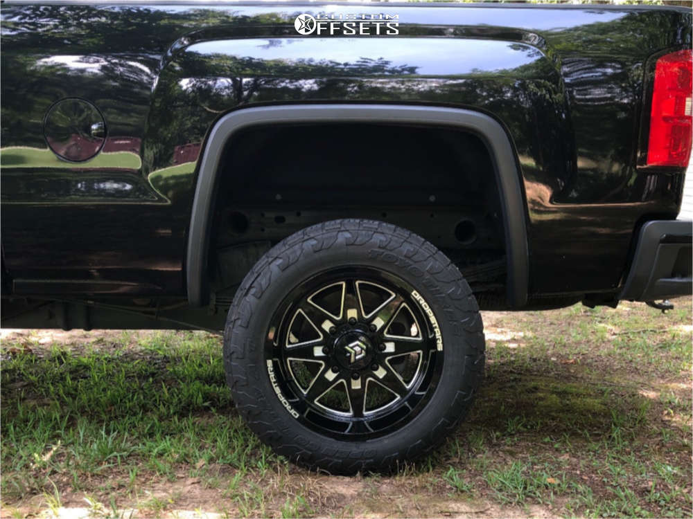 2015 GMC Sierra 2500 HD with 20x10 -25 Dropstars 655bm and 275/55R20 ...