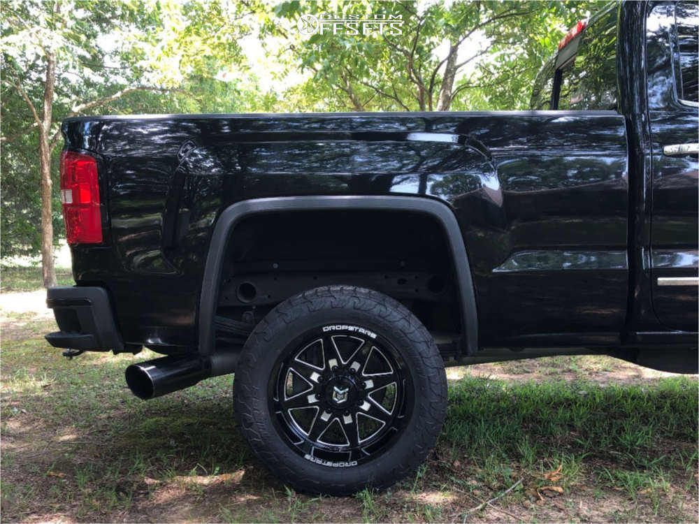 2015 GMC Sierra 2500 HD with 20x10 -25 Dropstars 655bm and 275/55R20 ...