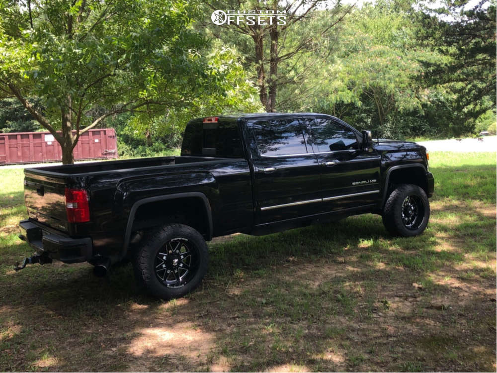 2015 GMC Sierra 2500 HD with 20x10 -25 Dropstars 655bm and 275/55R20 ...