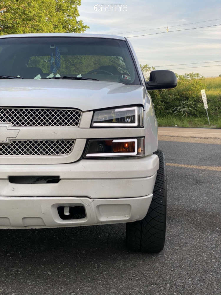 2003 Chevrolet Silverado 1500 with 20x10 -24 Asanti Offroad Ab815 and ...