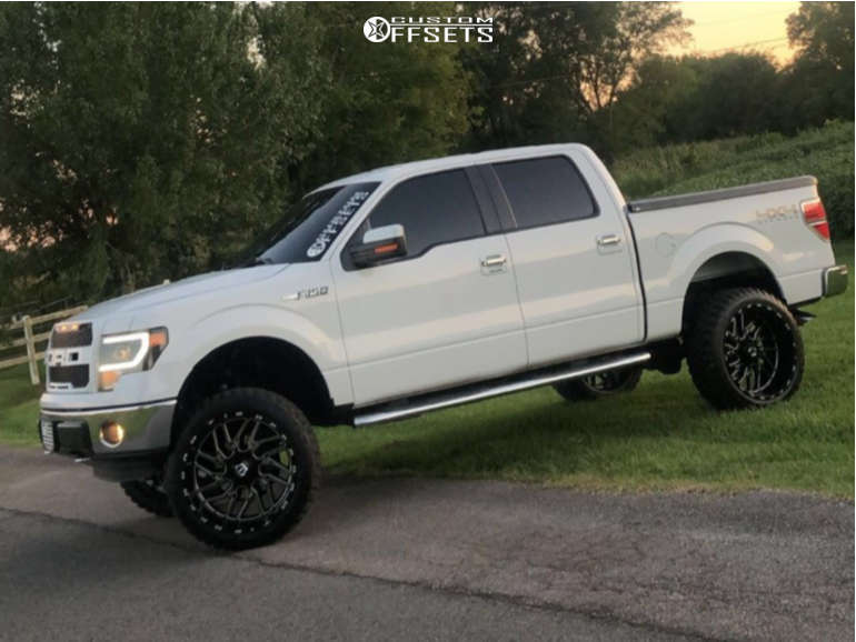 2014 Ford F-150 with 24x12 -44 TIS 547BM and 35/12.5R24 RBP Repulsor MT ...