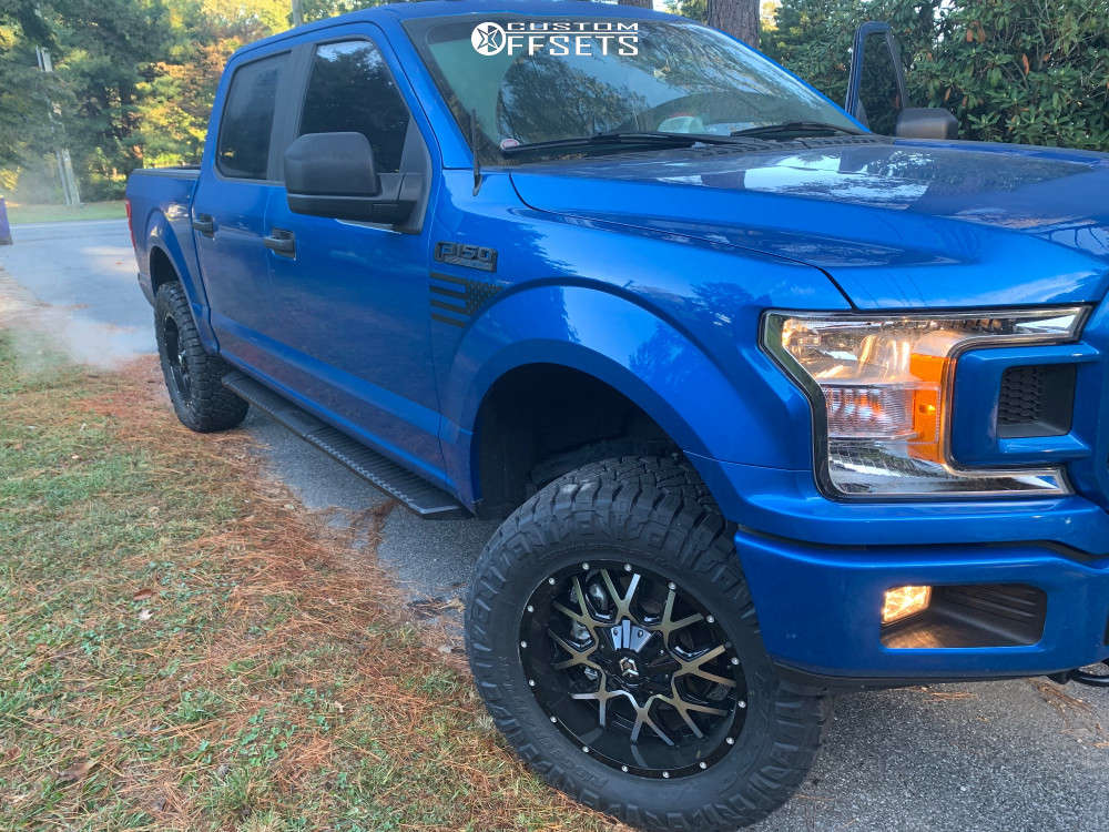 2019 Ford F-150 with 20x9 18 Dropstars 645mb and 35/12.5R20 Nitto Ridge ...