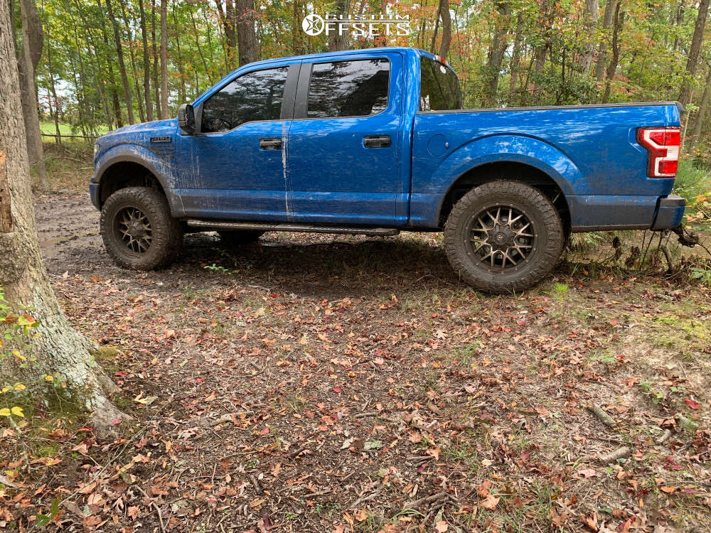 2019 Ford F-150 with 20x9 18 Dropstars 645mb and 35/12.5R20 Nitto Ridge ...